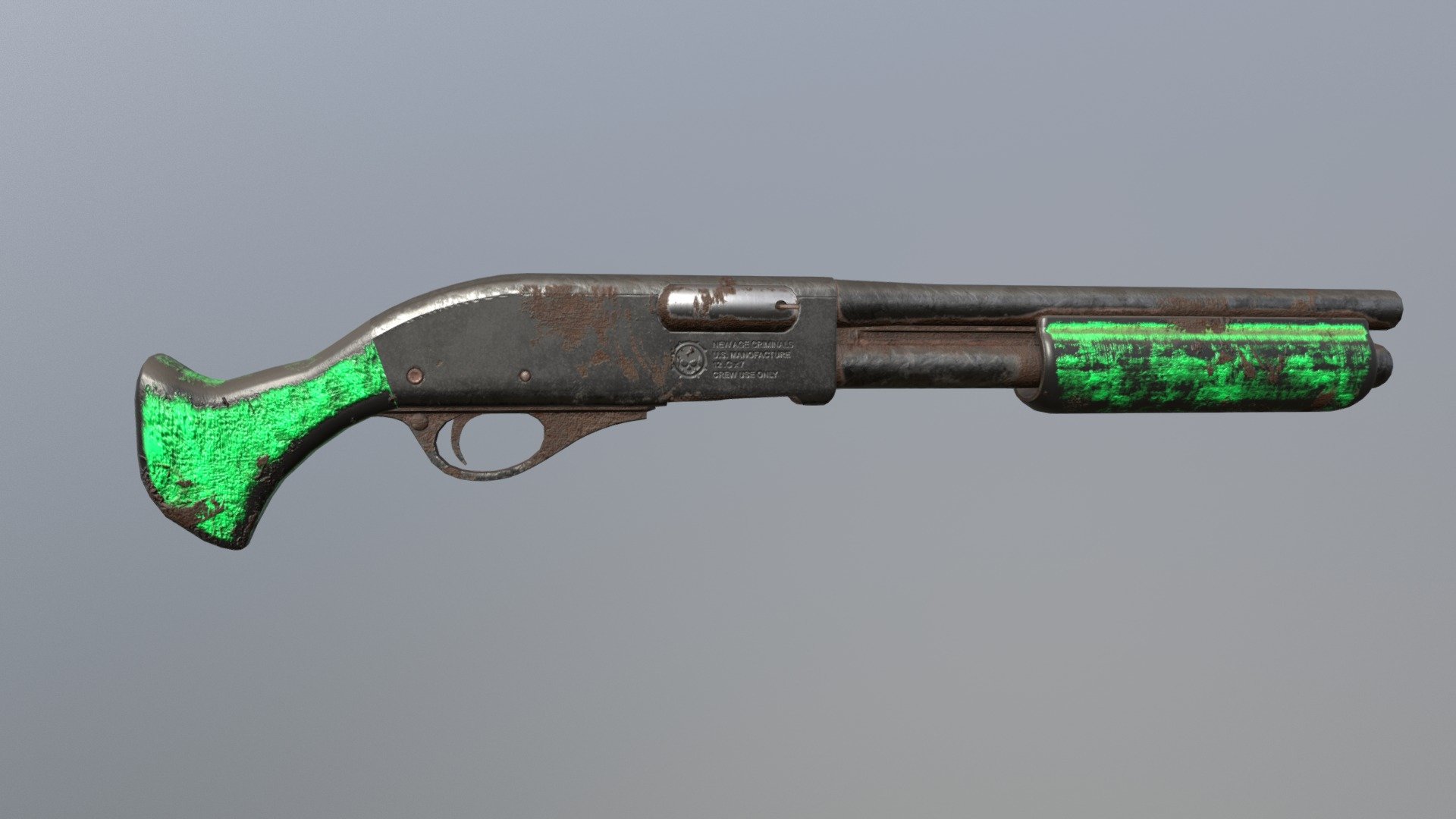 TNAC Shorty Shotgun - 3D model by scribde [76b44bd] - Sketchfab