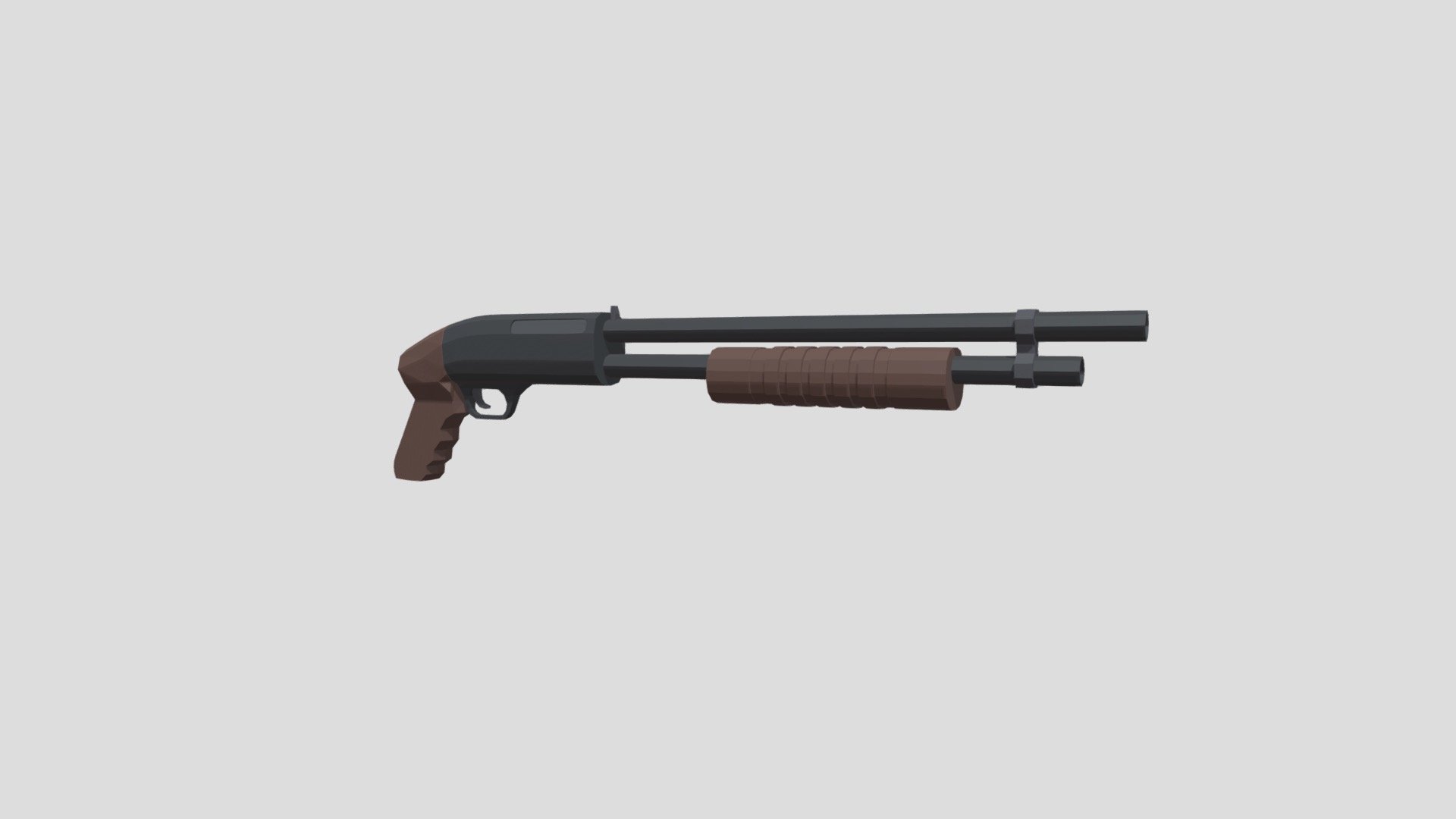 Shotgun Low Poly - Buy Royalty Free 3D model by Ed+ (@EDplus) [76b84ab ...