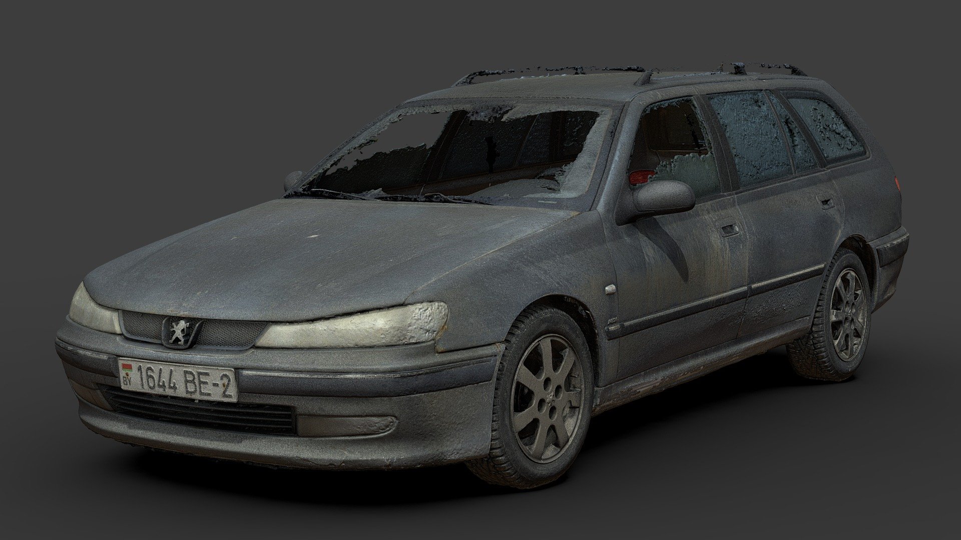 Peugeot 406 estate RAW Scan - 3D model by kanistra [76b87be] - Sketchfab
