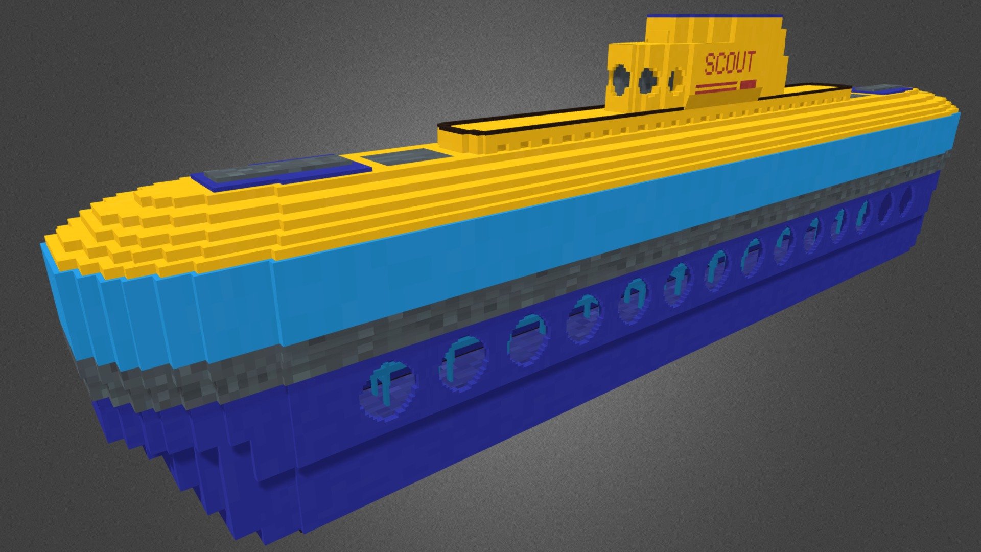 Finding Nemo: Submarine Voyage Submarine - 3D model by NicholasCappe ...