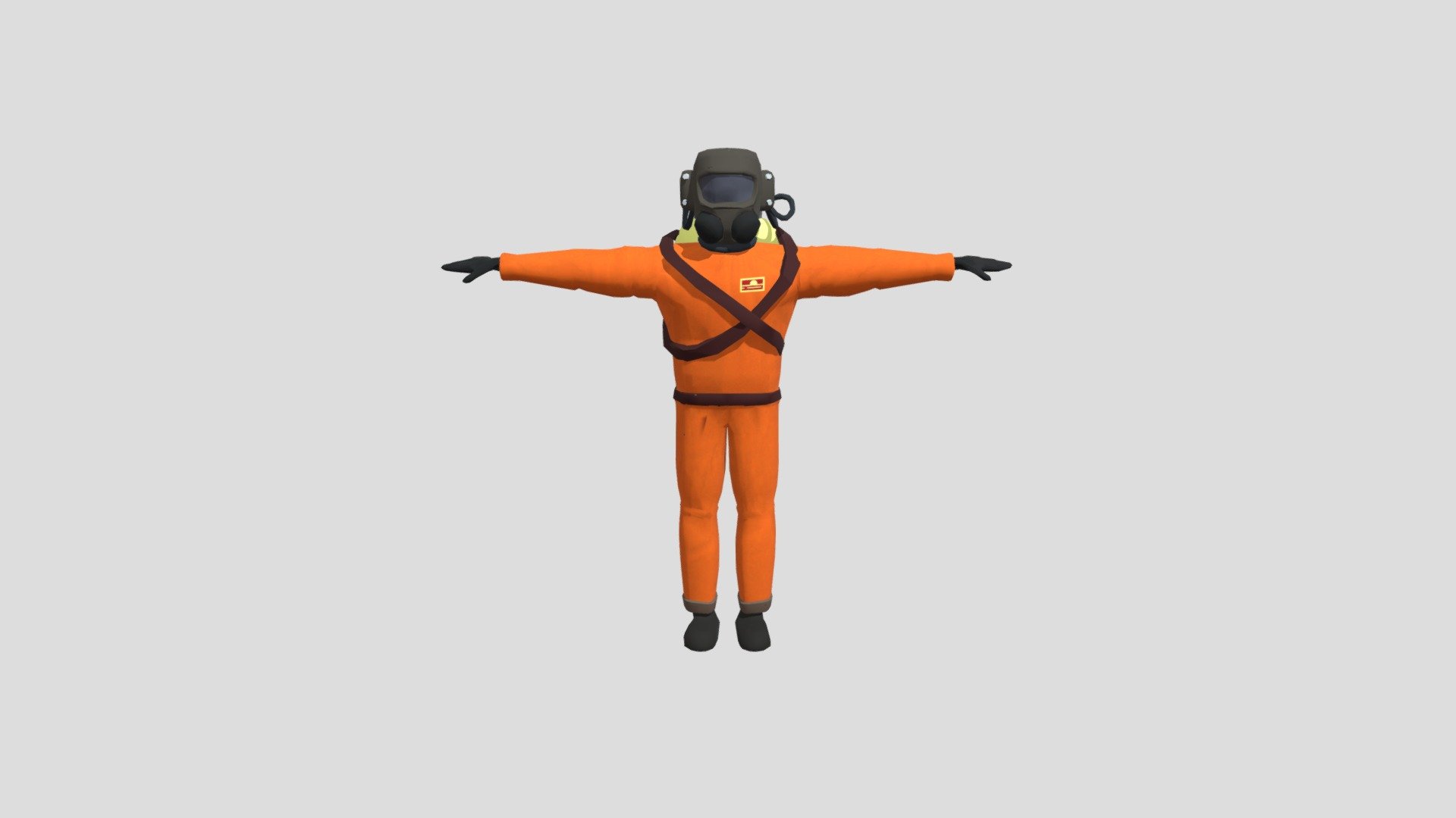 Lethal Company Employee (Made For Mixamo) - Download Free 3D model by ...