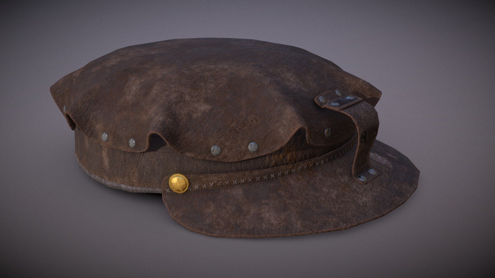 Old Miner's helmet Low-Poly Reworked - Download Free 3D model by ...