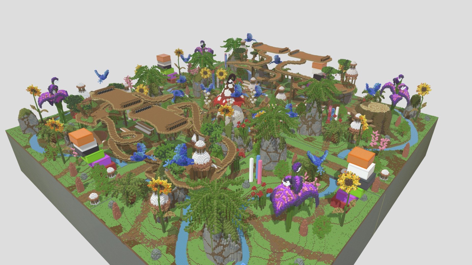 KitMap Spawn + Warzone - SPRING Theme - 3D model by AstrumProjects [76bc0f6] - Sketchfab