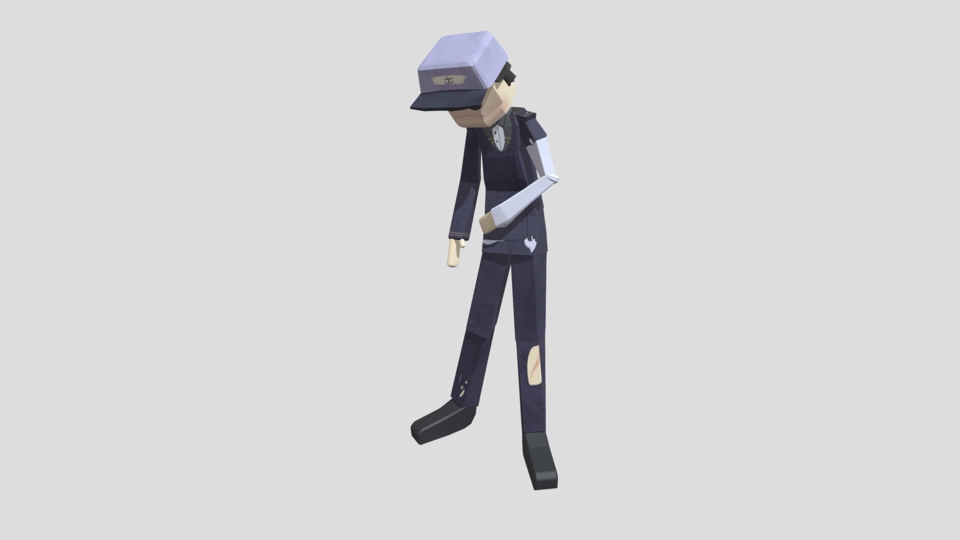 Captain Model - 3D model by ellannboll [76be377] - Sketchfab