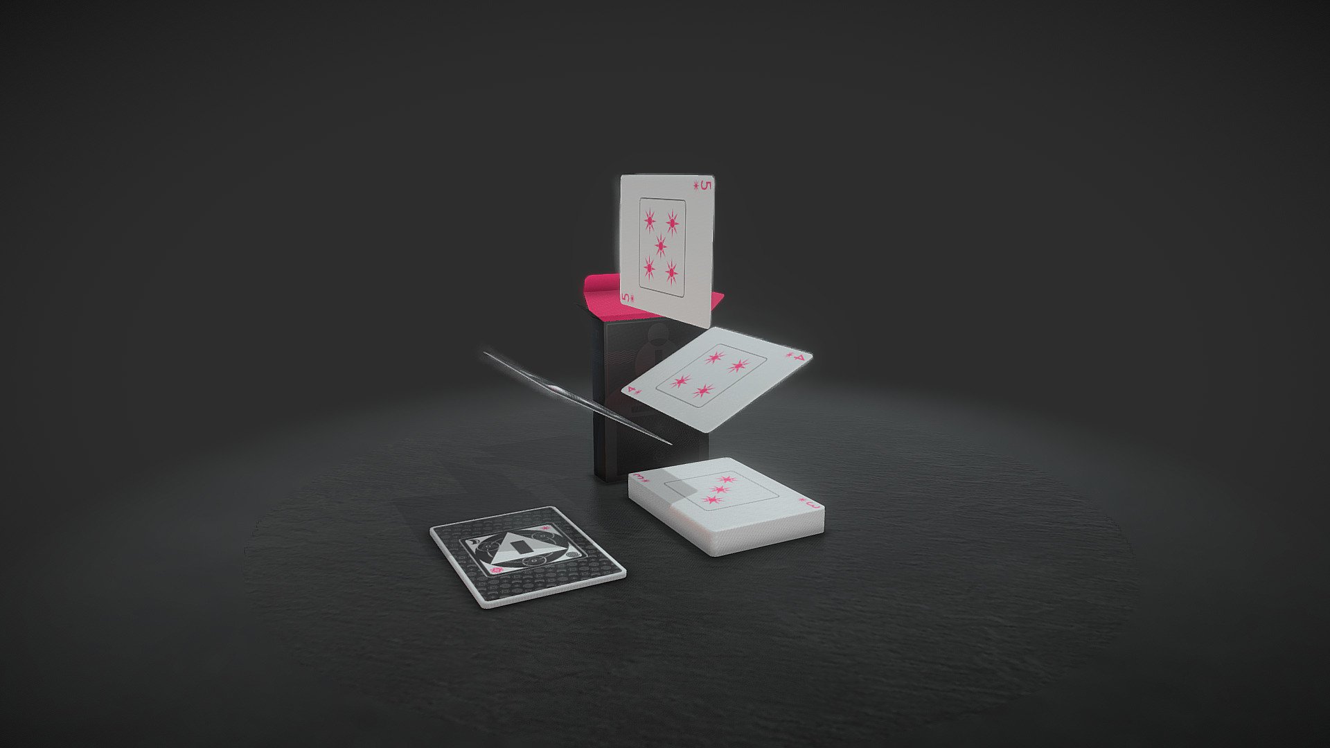 Animated Playing Cards (Read Below) - Download Free 3D model by Tycho Magnetic Anomaly (@Tycho ...