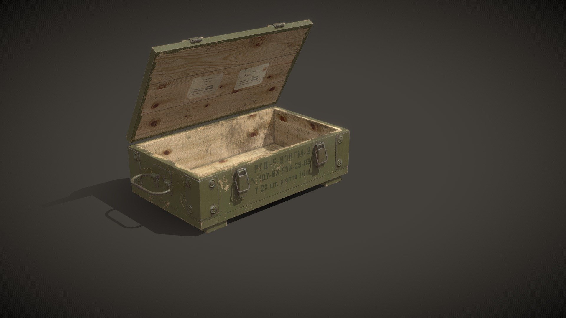 Grenade Box - 3D model by alex_kozlovskiy [76c1746] - Sketchfab