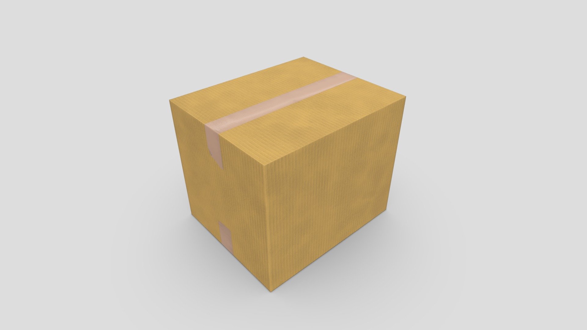 CC0 - Cardboard Box Closed - Download Free 3D model by plaggy [76c4372 ...
