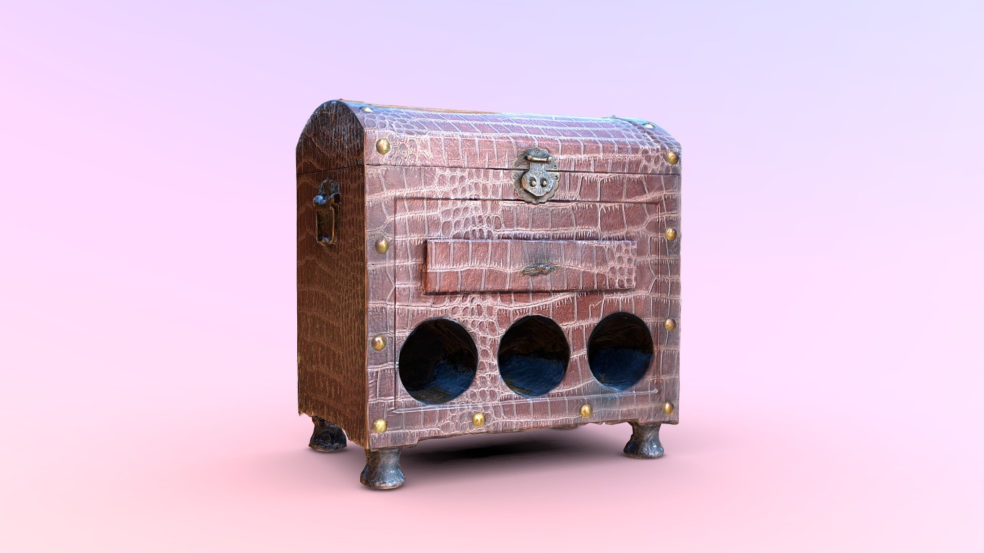 Leather Chest - Buy Royalty Free 3D model by Foto Retina (@ferret ...