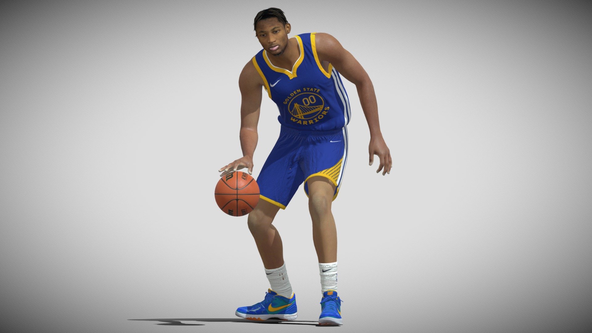 3D Rigged Jonathan Kuminga NBA - 3D model by NBA basketball player ...