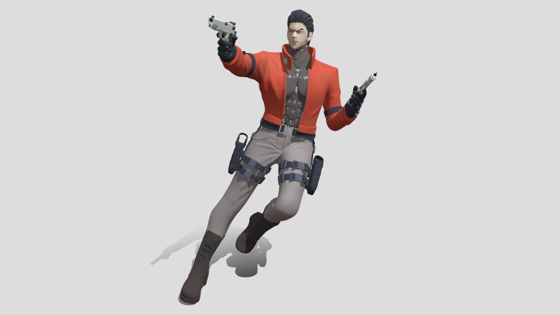 Two Guns - 3D model by hahapga [76c7853] - Sketchfab