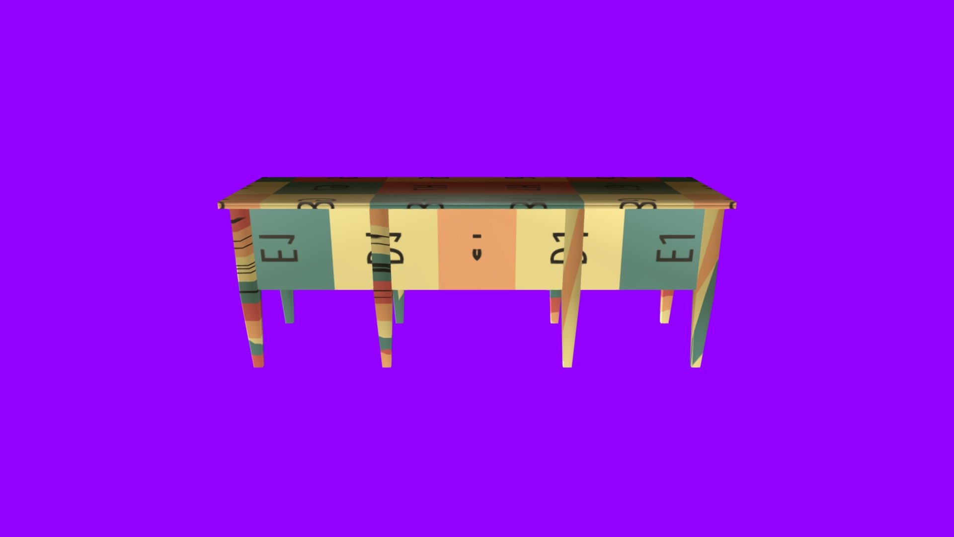 Checker Board Table - 3D model by gmcginnis [76c802a] - Sketchfab