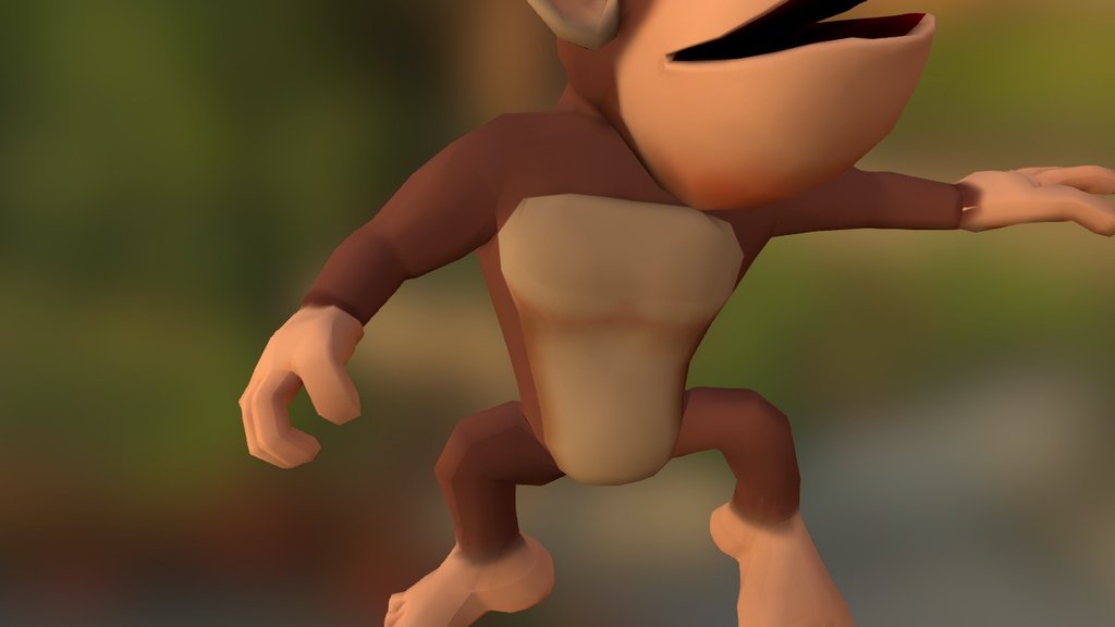 monkey - 3D model by chihchiangkuo [76cb0ce] - Sketchfab