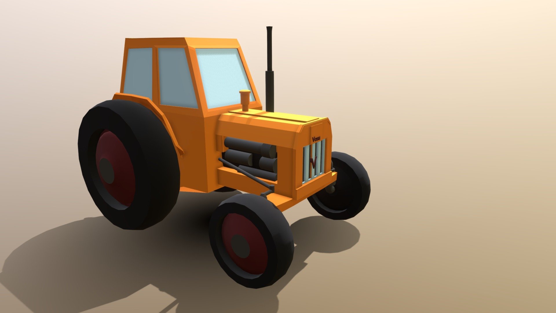 Tractor - Download Free 3D model by Justiinsa [76cd41d] - Sketchfab