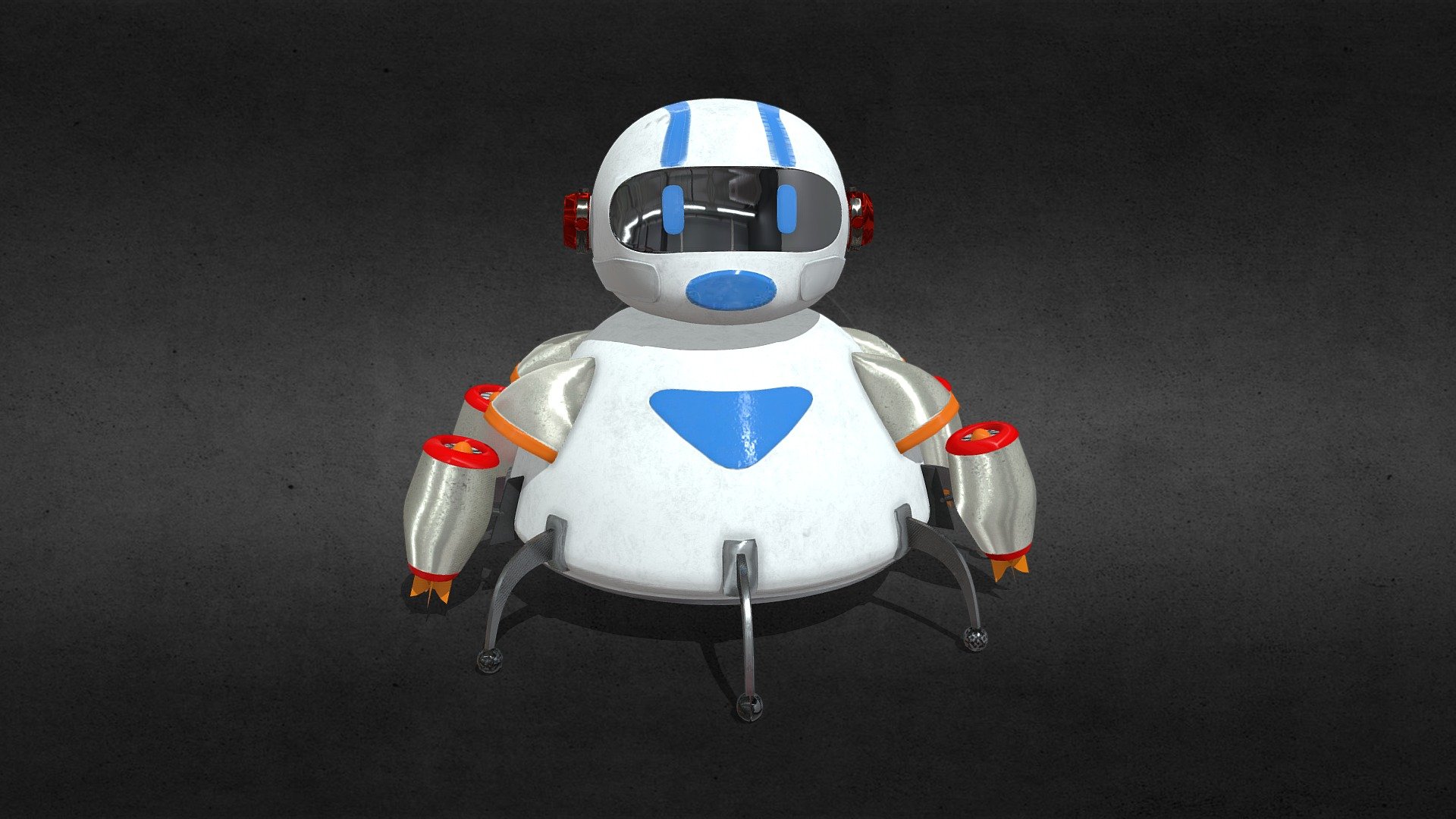 Robot Flyer - Download Free 3D model by ab.khalil.salik (@abkhalilsalik ...