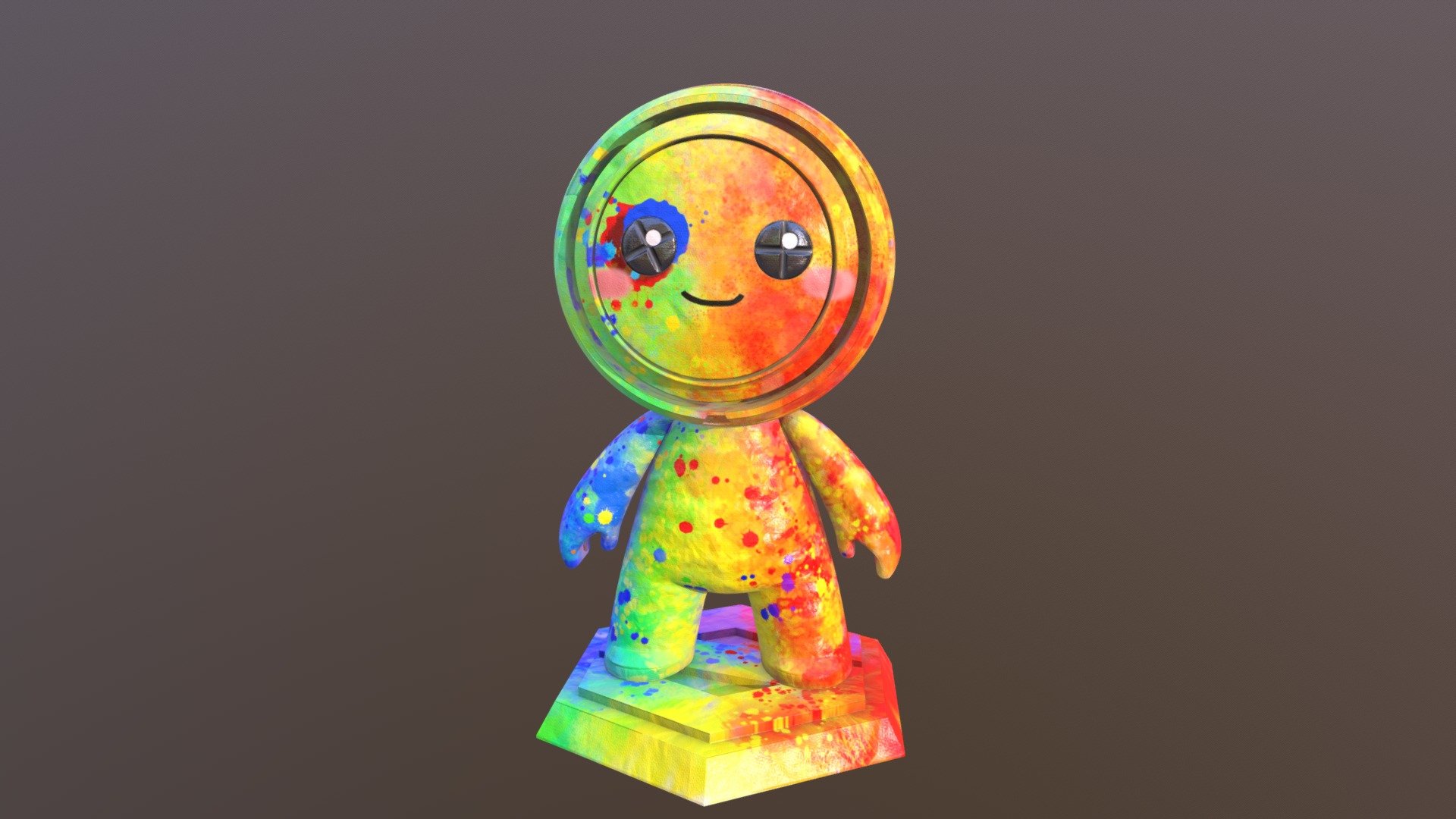 Splatter Paint Meet Matt - 3D model by Hayley Hand (@MelloMallow ...