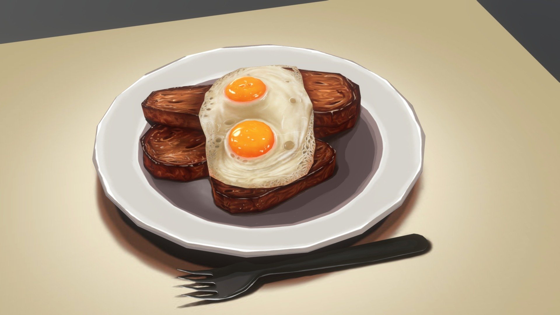 Food - 3D model by SalmanPK [76d19bb] - Sketchfab