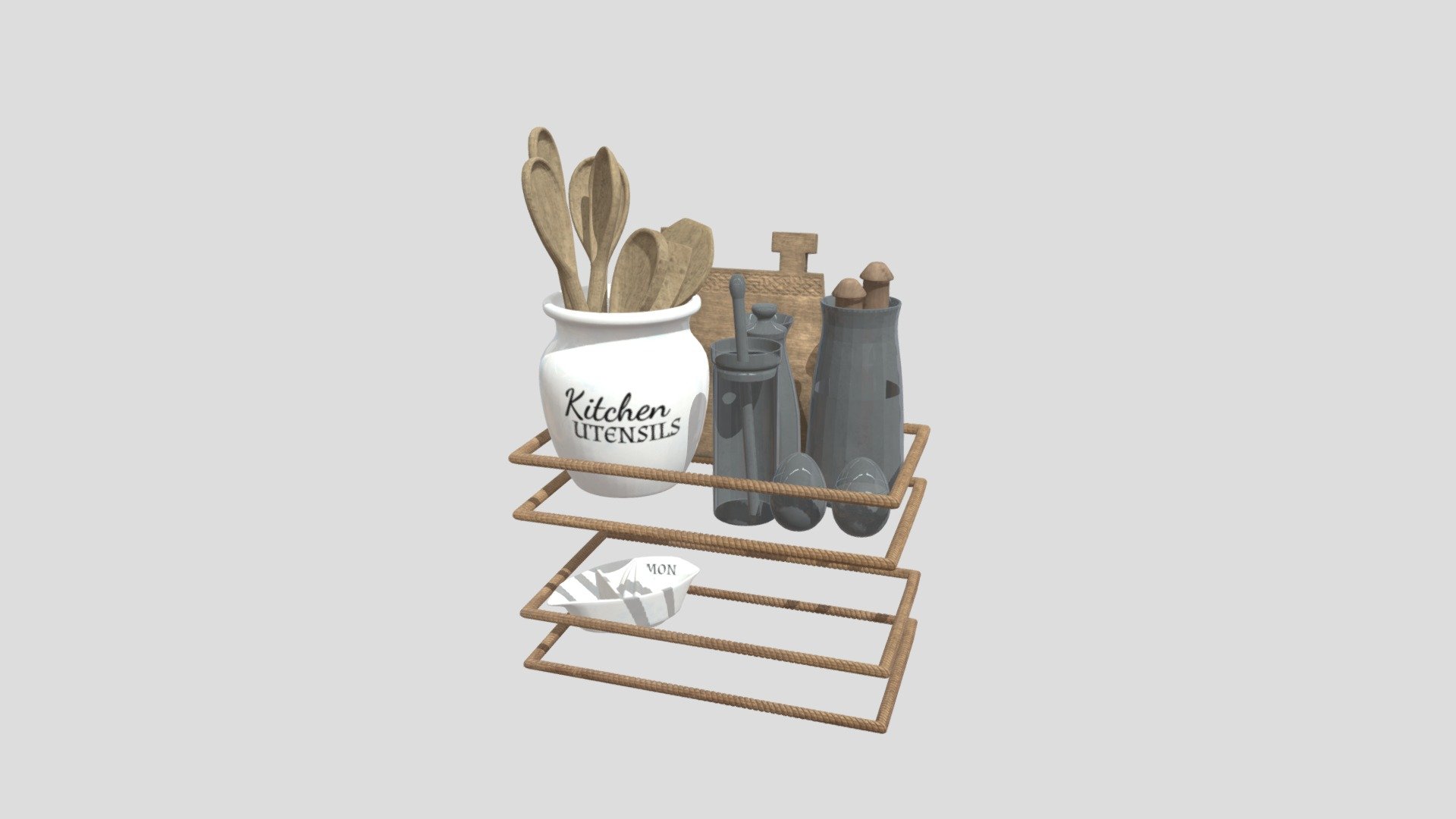 kitchen props 4 AM231 Archmodel - Buy Royalty Free 3D model by ...