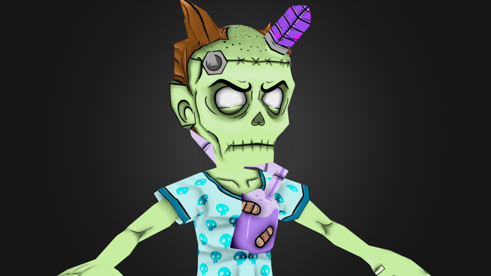 Patient Zero - 3D model by sebacho (@sebasfig) [76d3793] - Sketchfab