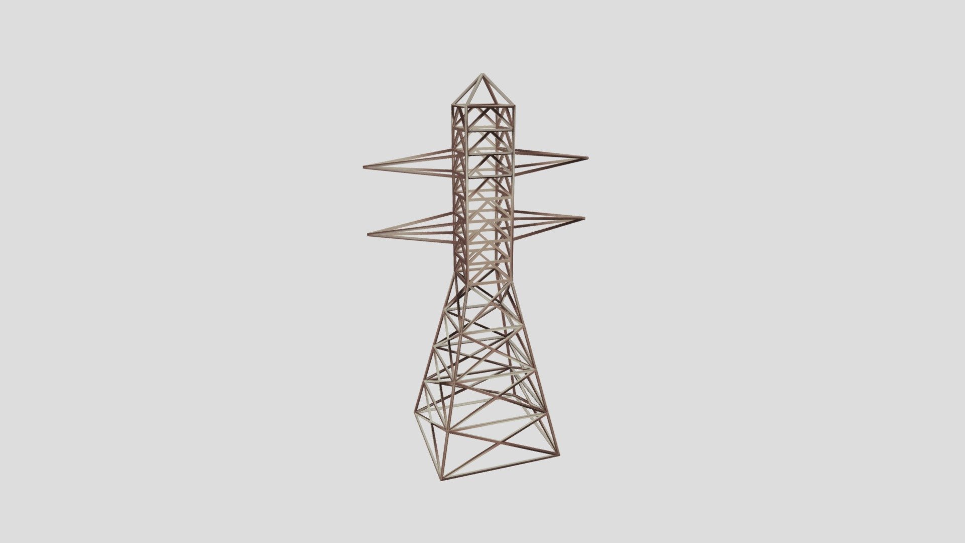 Transmission Tower - 3D model by kartheek (@kar_myl) [76d5b65] - Sketchfab