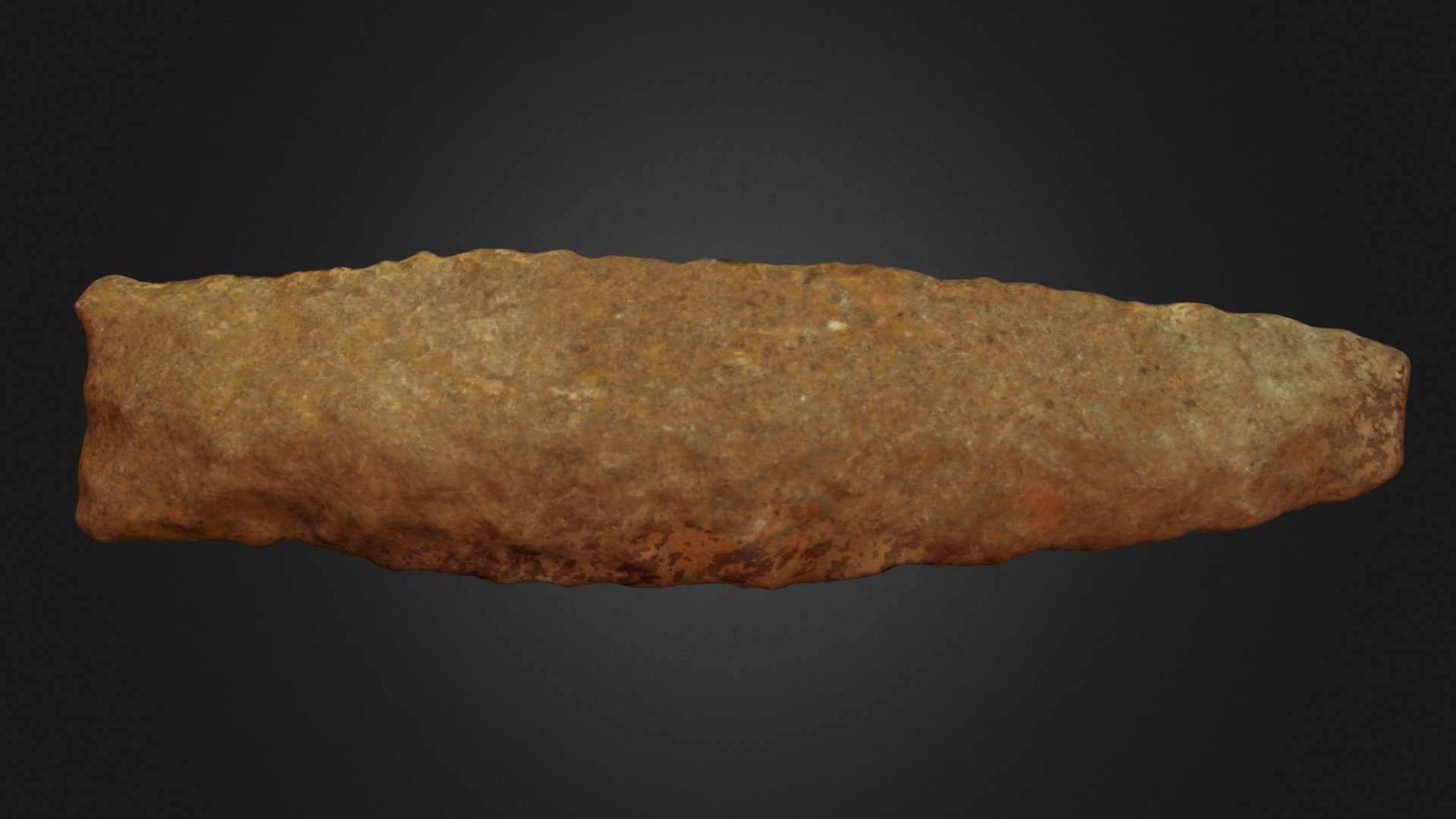 DdJf-9 Late Paleo Lanceolate Point Base - 3D model by Lakehead ...