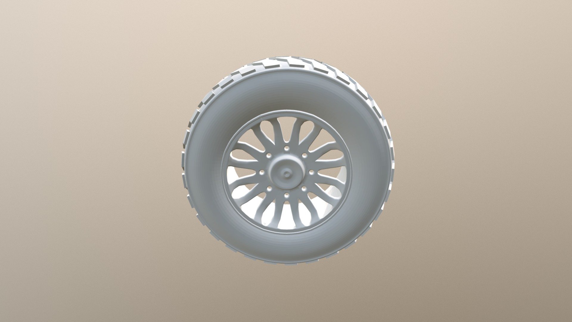 Wheel cgCookie HW - 3D model by mcallegari [76d7f12] - Sketchfab