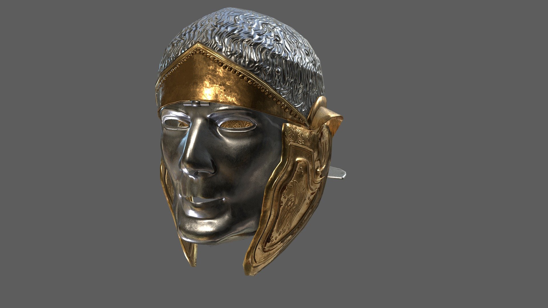 Roman cavalry helmet - 3D model by Finn Summers (@Finn_Summers ...