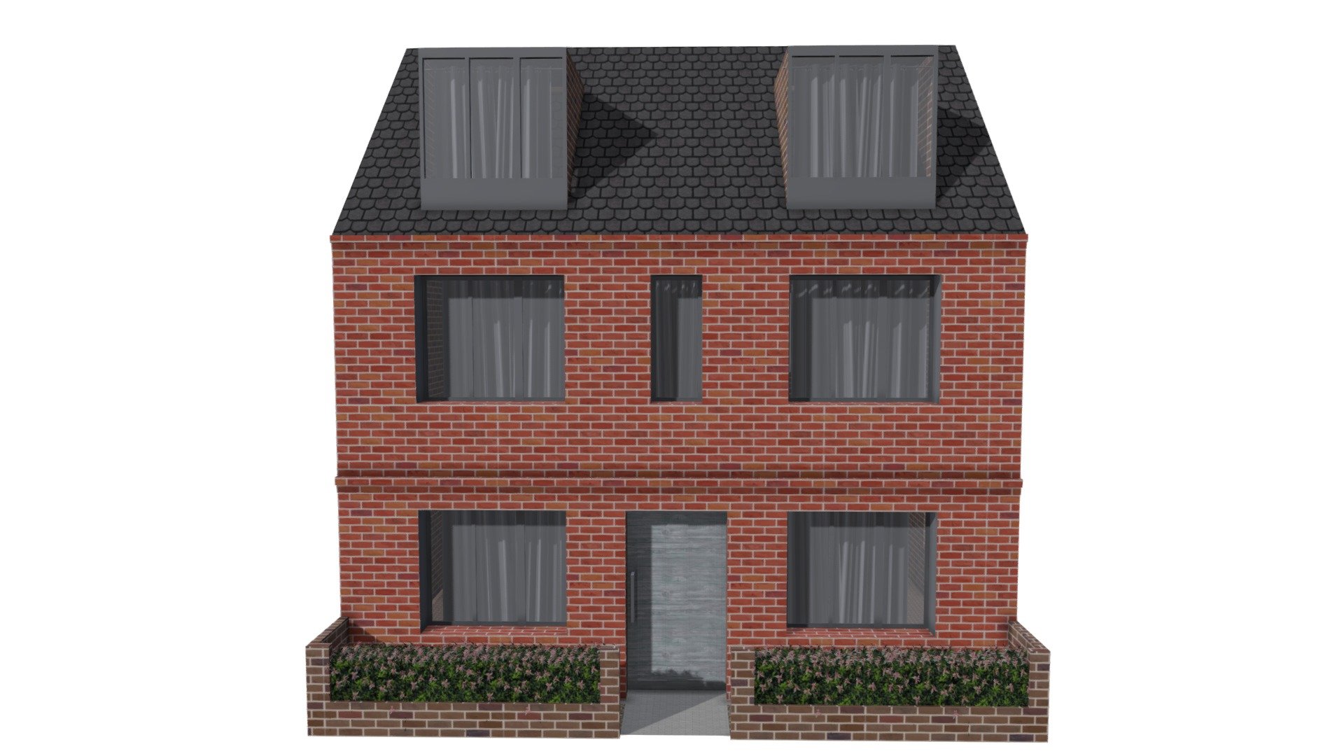 Trafford detached house style 2 - 3D model by Capita Place ...