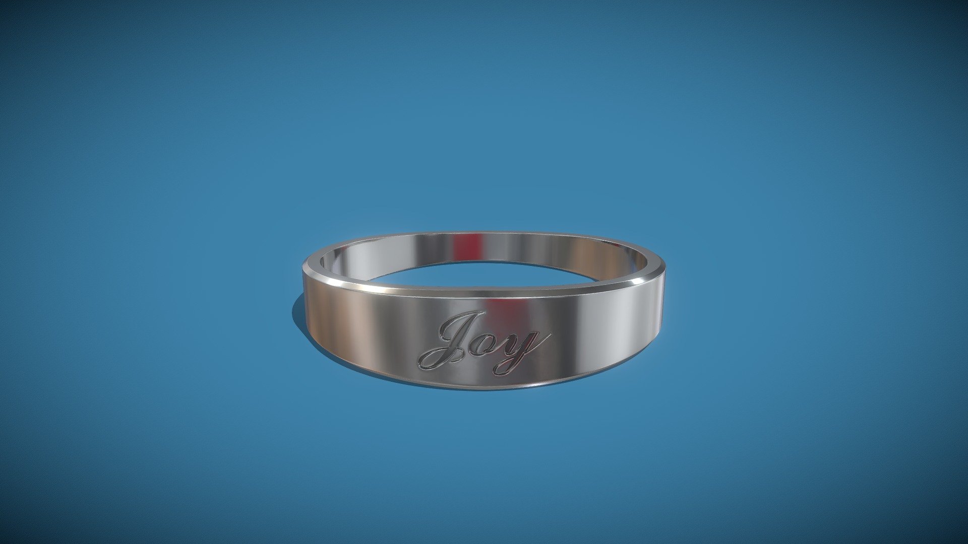 Joy Ring Female Platinum - Buy Royalty Free 3D model by Sandeep ...