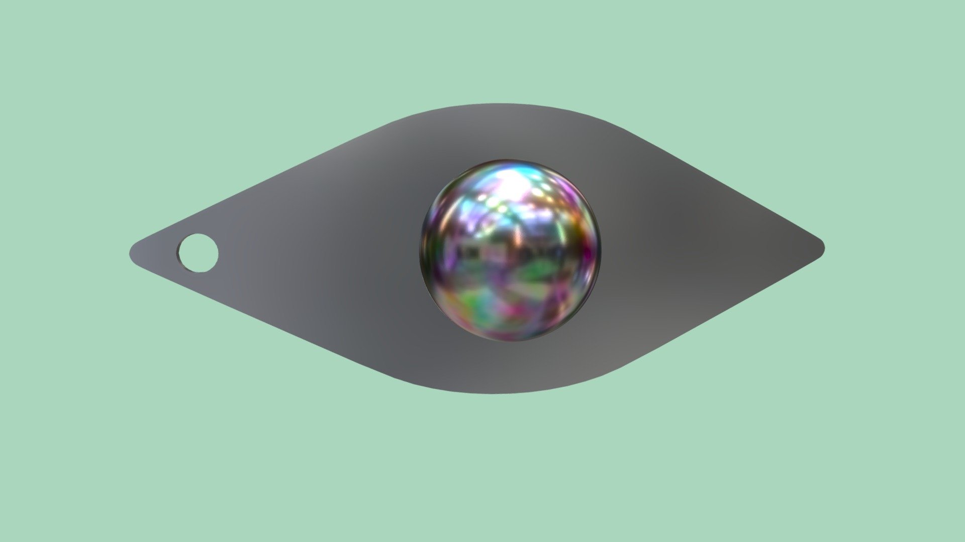Eye Keychain Thingy - 3D model by Maggatron (@MaggaModels) [76d9a86 ...