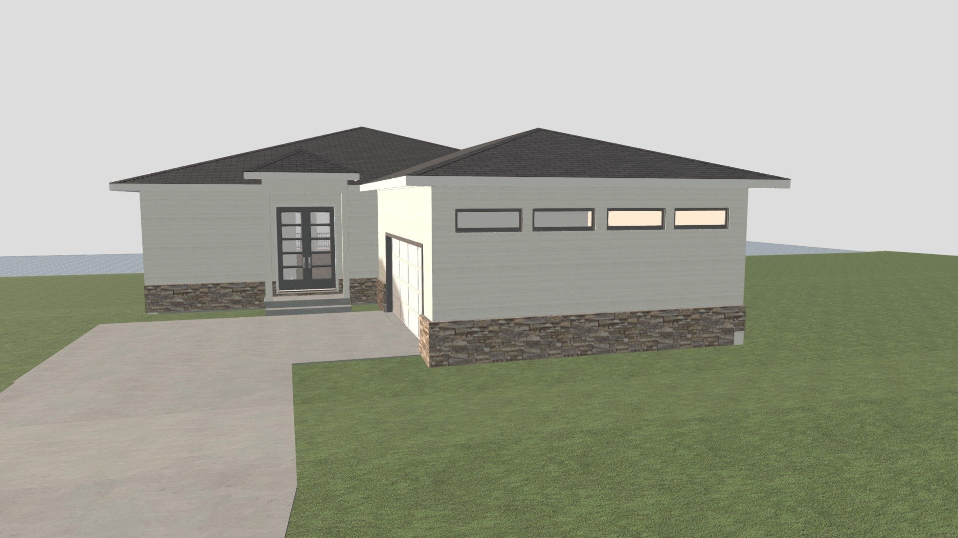 Revised Front Porch - Download Free 3D model by OakBridge Development ...