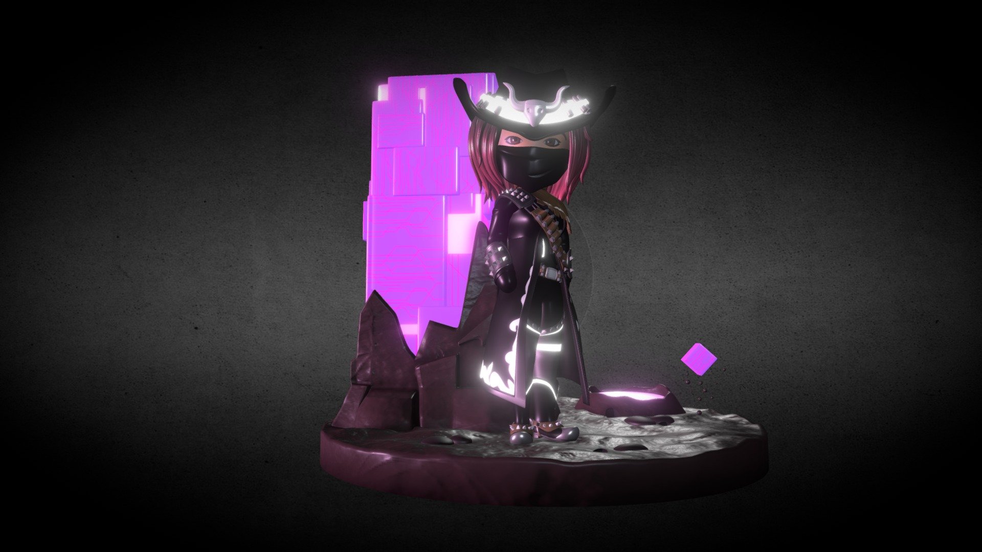 Chibi Calamity - 3D model by Vanessa (@Haruy) [76e0d08] - Sketchfab