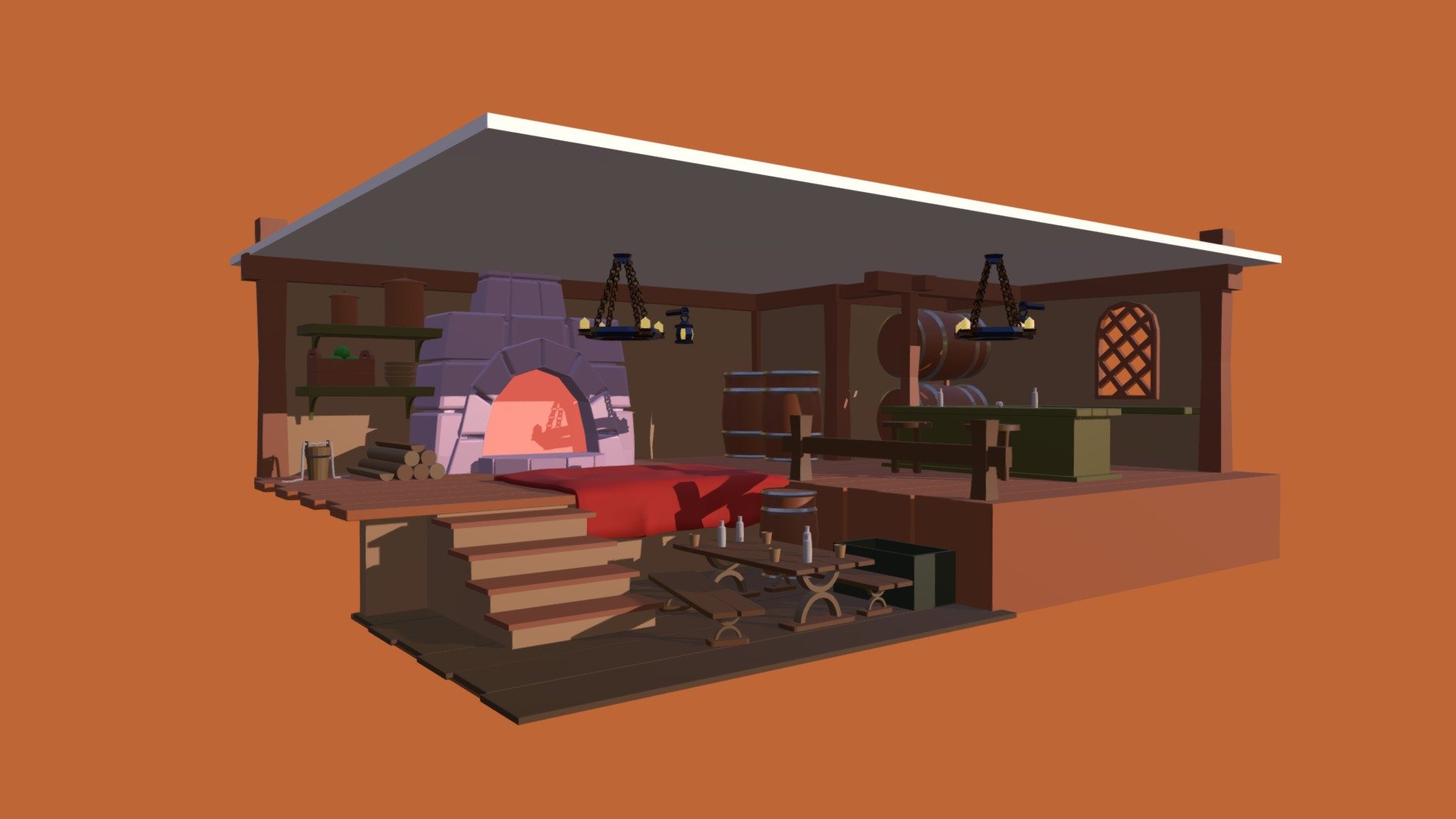 Cenário Medieval - 3D model by evertonejps [76e1b0e] - Sketchfab