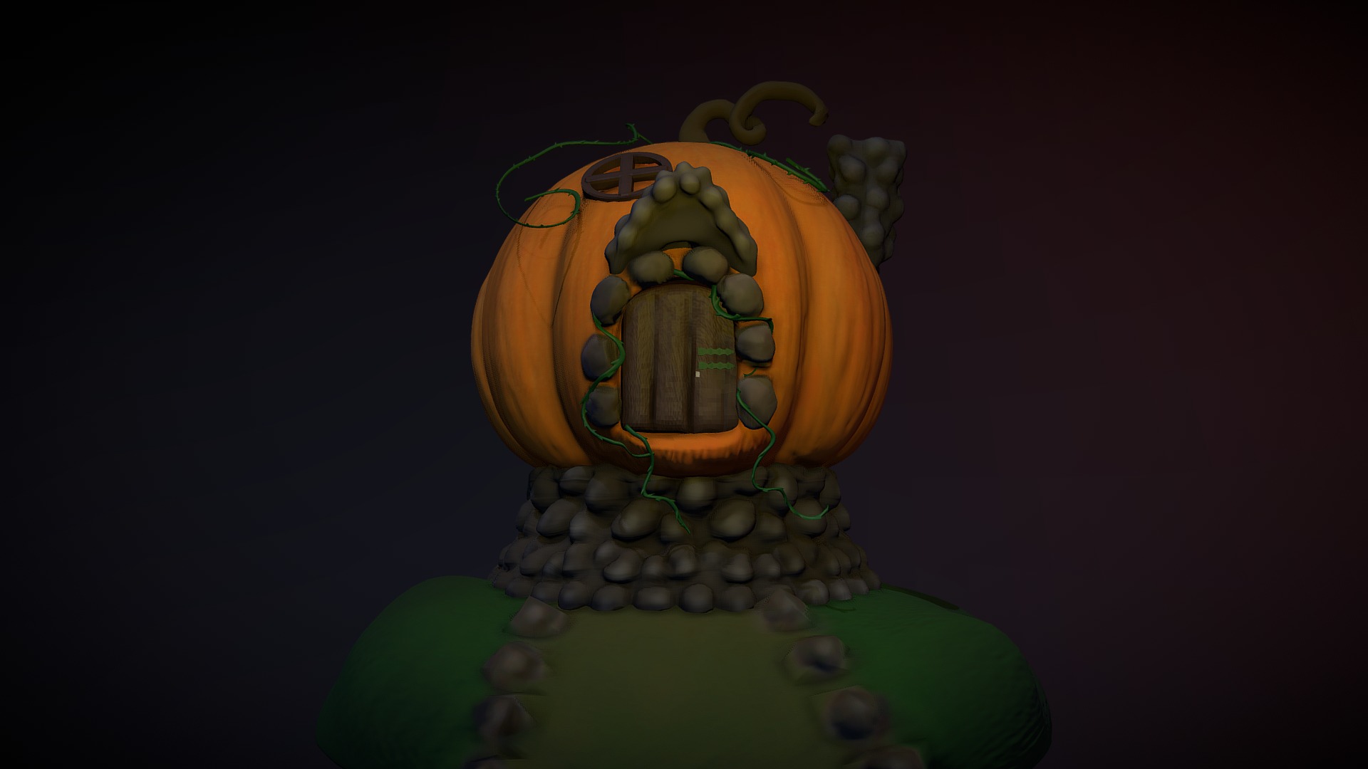 Pumpkin - 3D model by karasamuel10 [76e207b] - Sketchfab