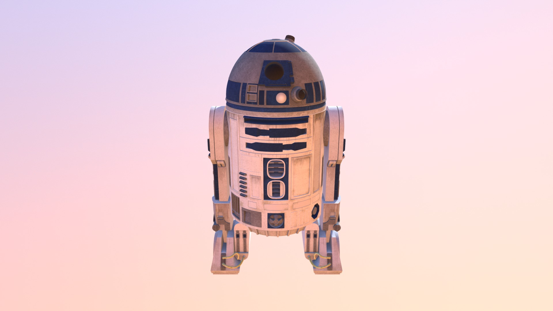 R2-D2 - 3D model by rwarrlock9847 [76e23ec] - Sketchfab