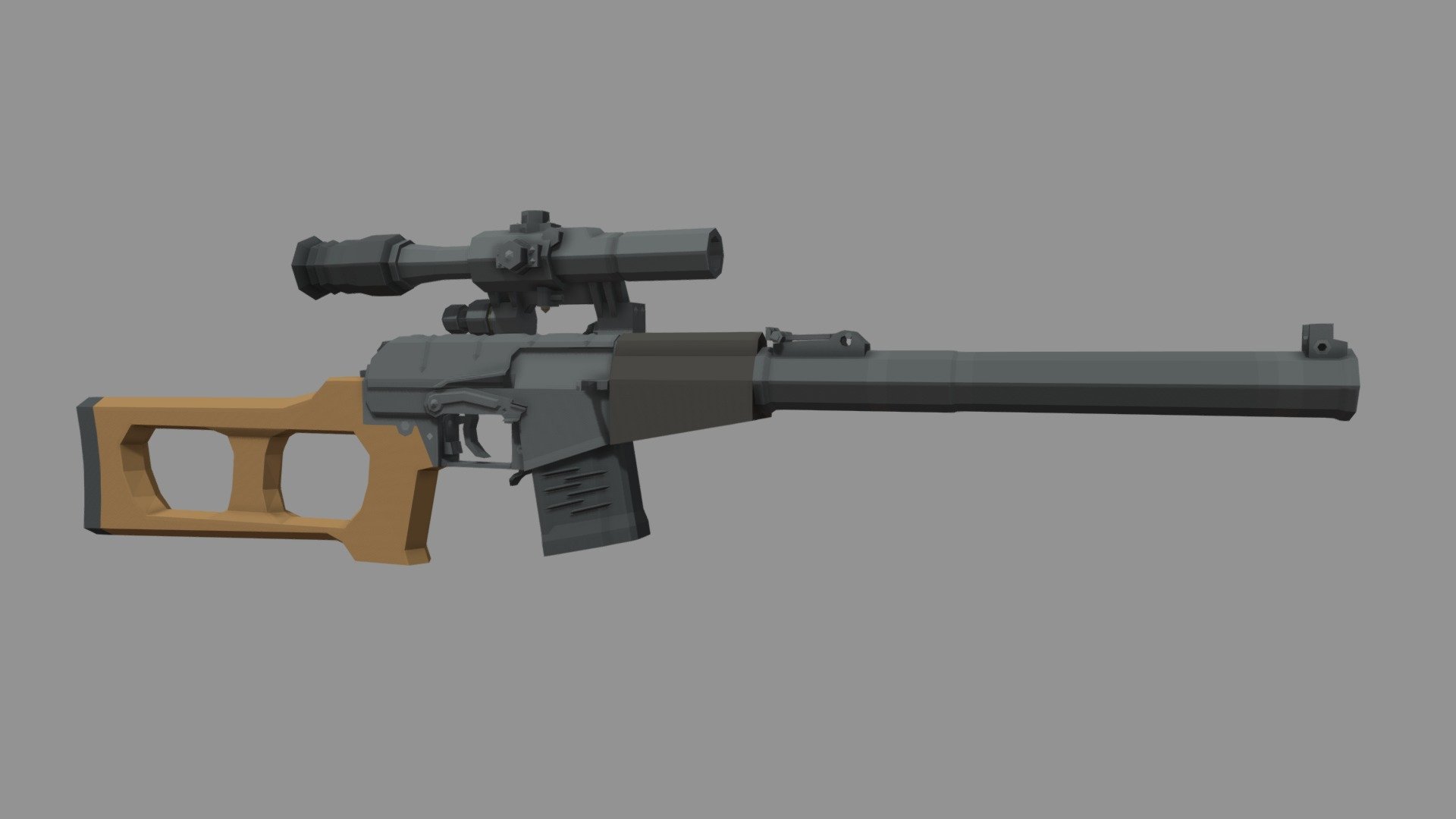 Low-poly VSS Vintorez - Download Free 3D model by veightyfive [76e265b ...