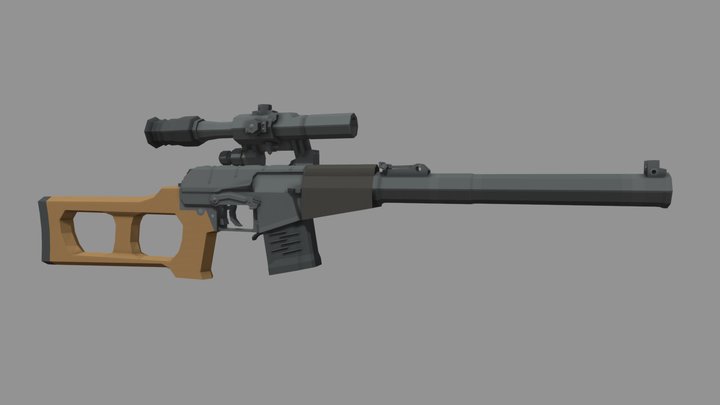 Vss-vintorez 3D models - Sketchfab