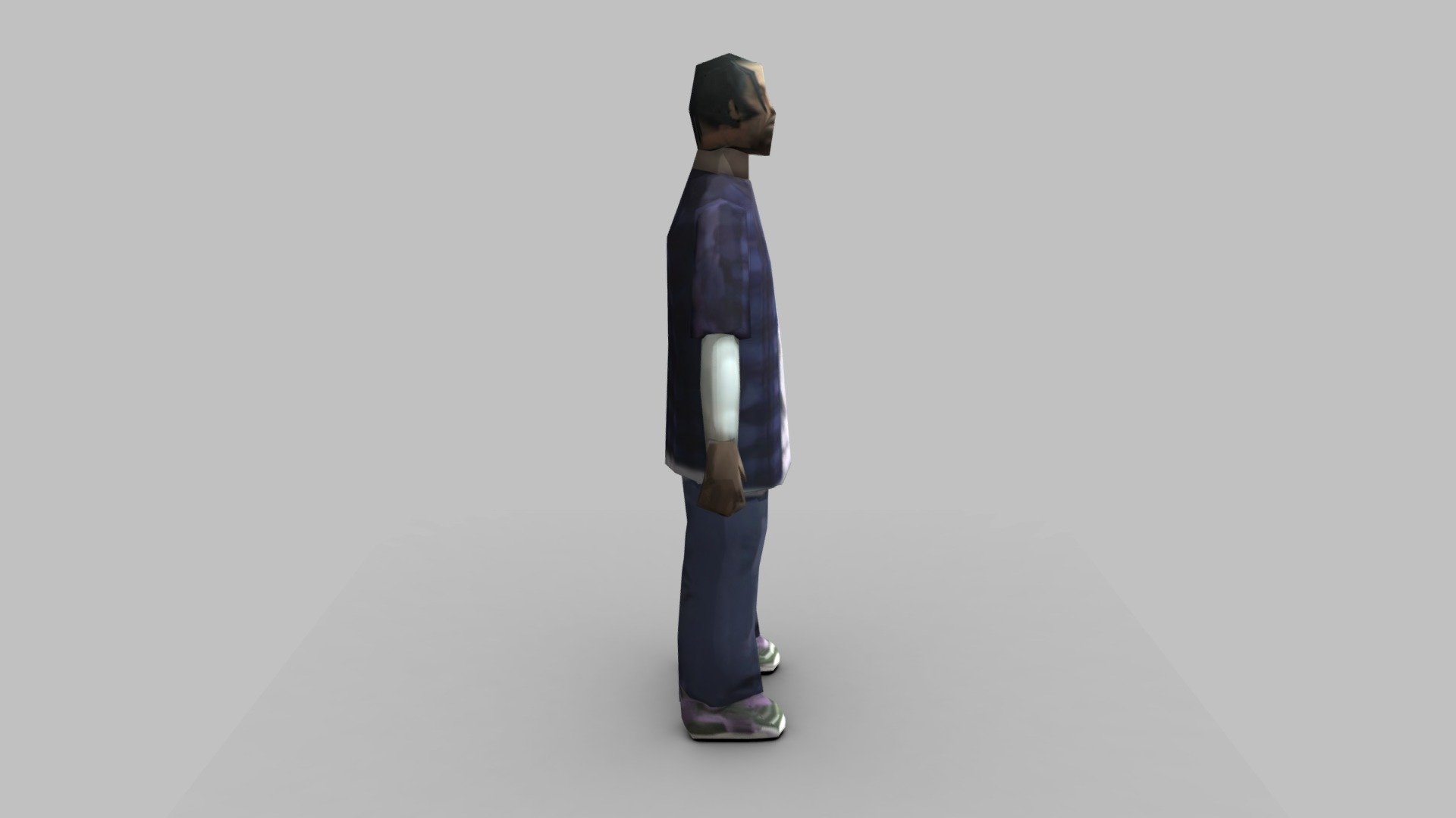 PSX GTA:SA Style OC model - 3D model by CloutBoySus [76e41d4] - Sketchfab