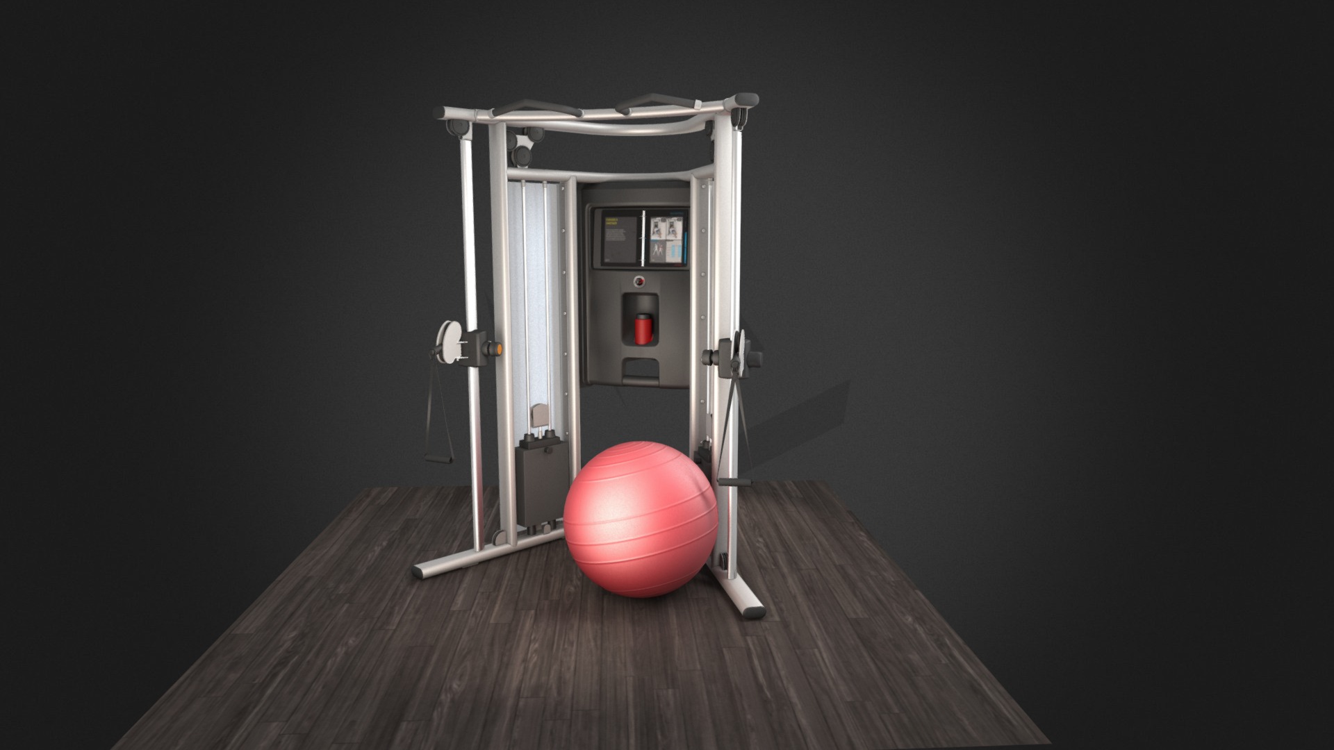 Home gym - 3D model by Bowen Studios (@bowenstudios) [76e8590] - Sketchfab