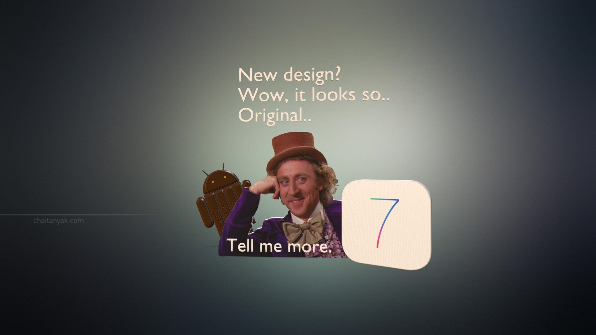 iOS 7 Wonka Meme - 3D model by Chaitanya Krishnan (@chaitanyak ...