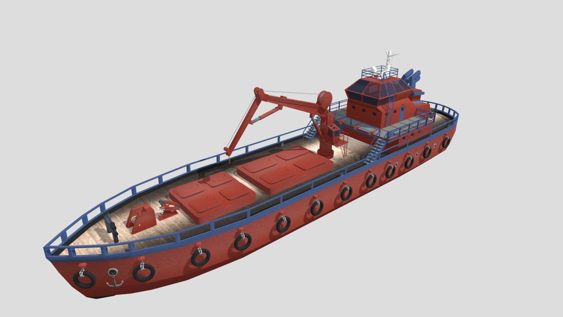 Boat YY - Download Free 3D model by gogiart (@agt14032013) [76e8fe0] - Sketchfab