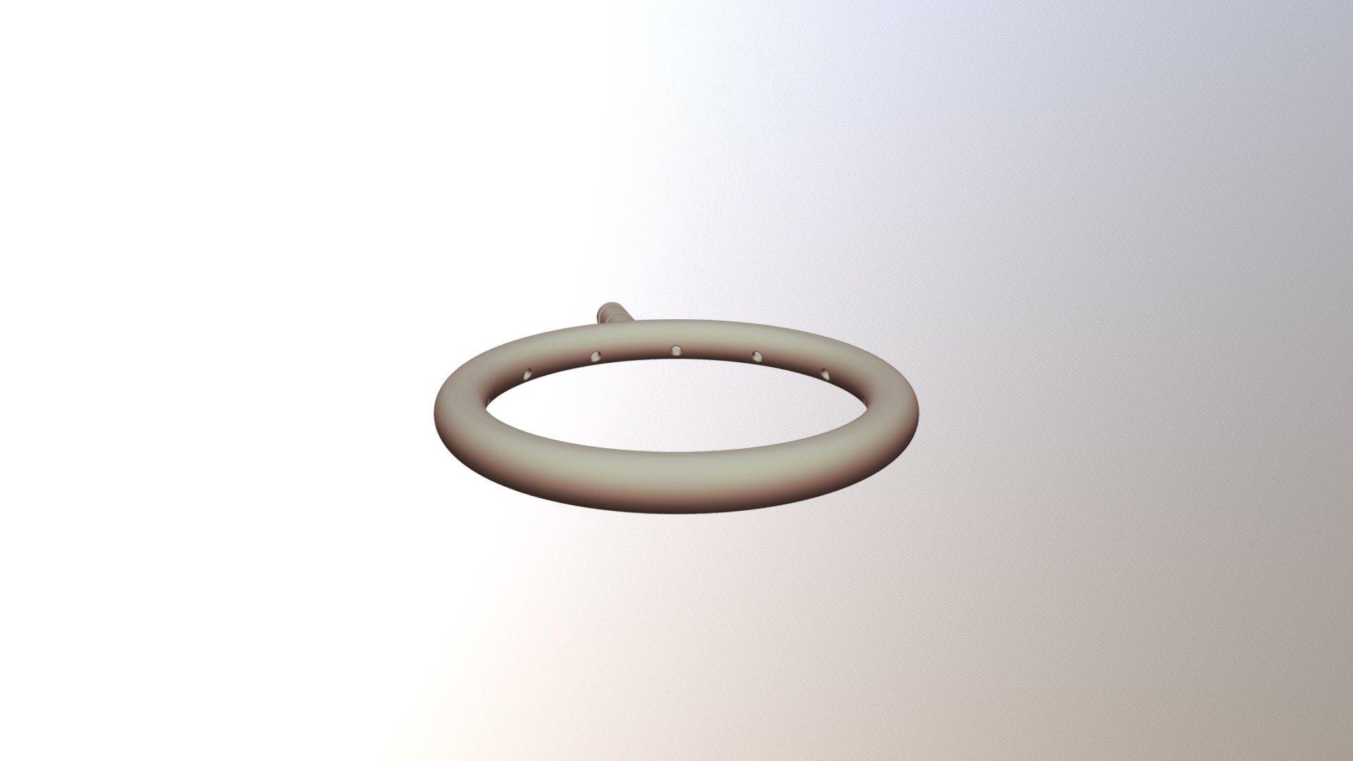 Ring for drip watering in a hydroculture setup - Download Free 3D model ...