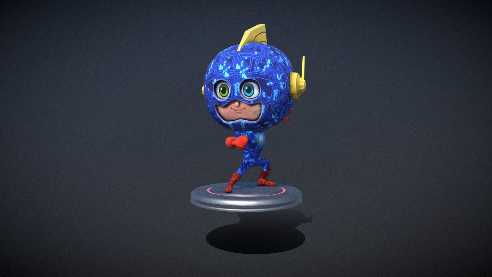 Cyber Hero - 3D model by Rampazzo (@franja27) [76ec548] - Sketchfab