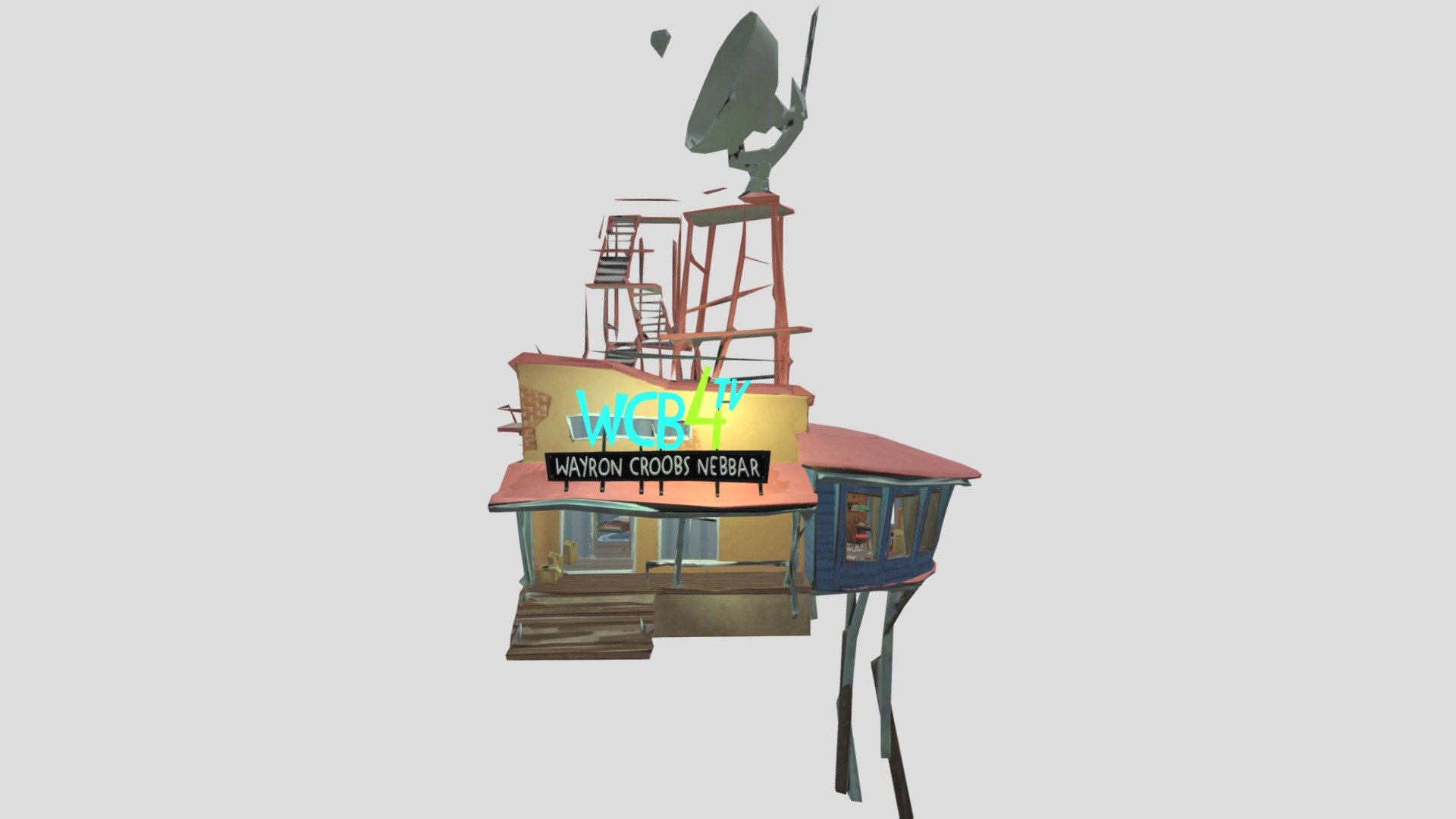 Low Poly Quentin's Office - Download Free 3D model by irons3th [76edbe9 ...