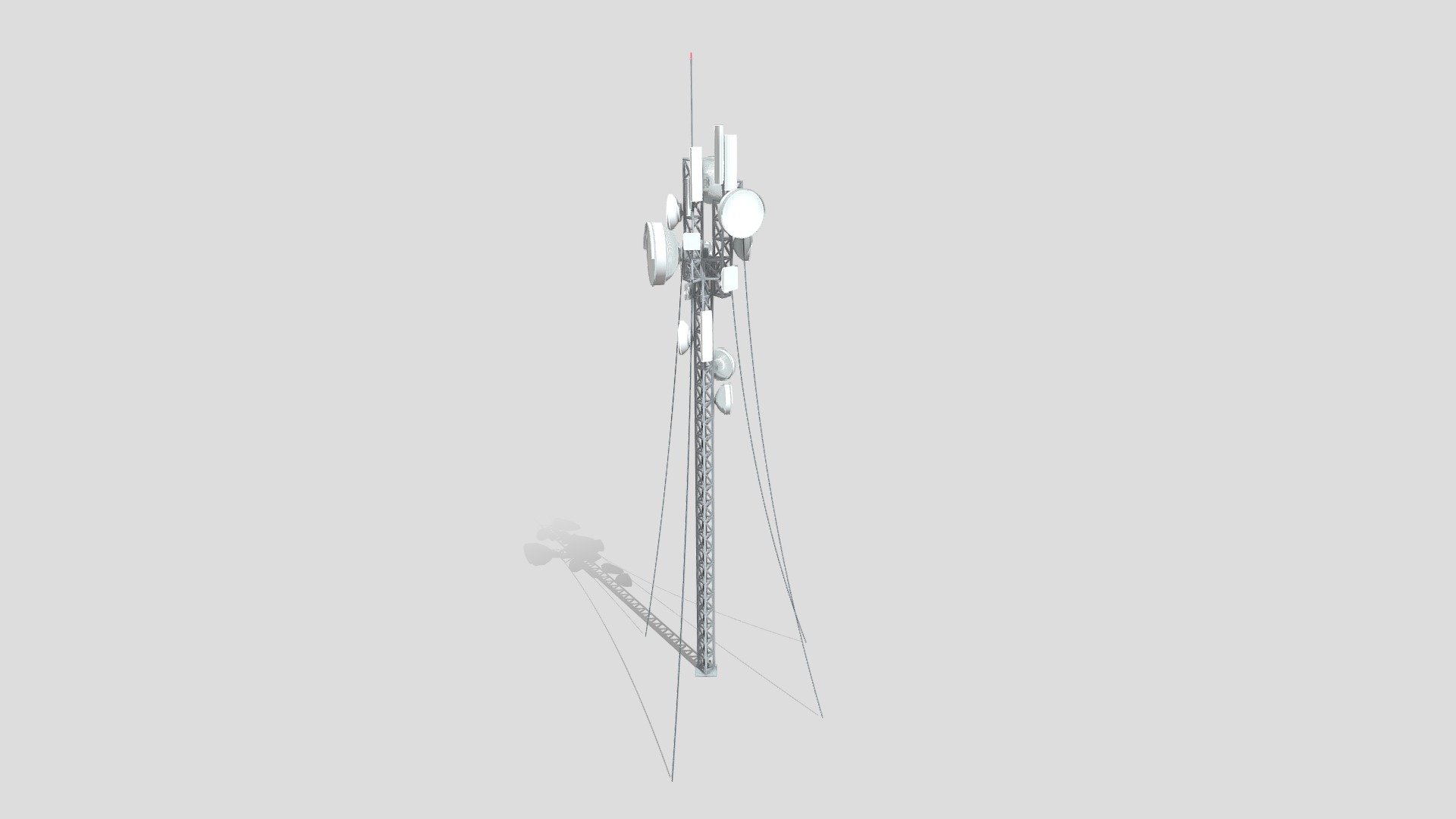 Sci-fi Communication Tower - 3D model by ammarmr [76ef025] - Sketchfab