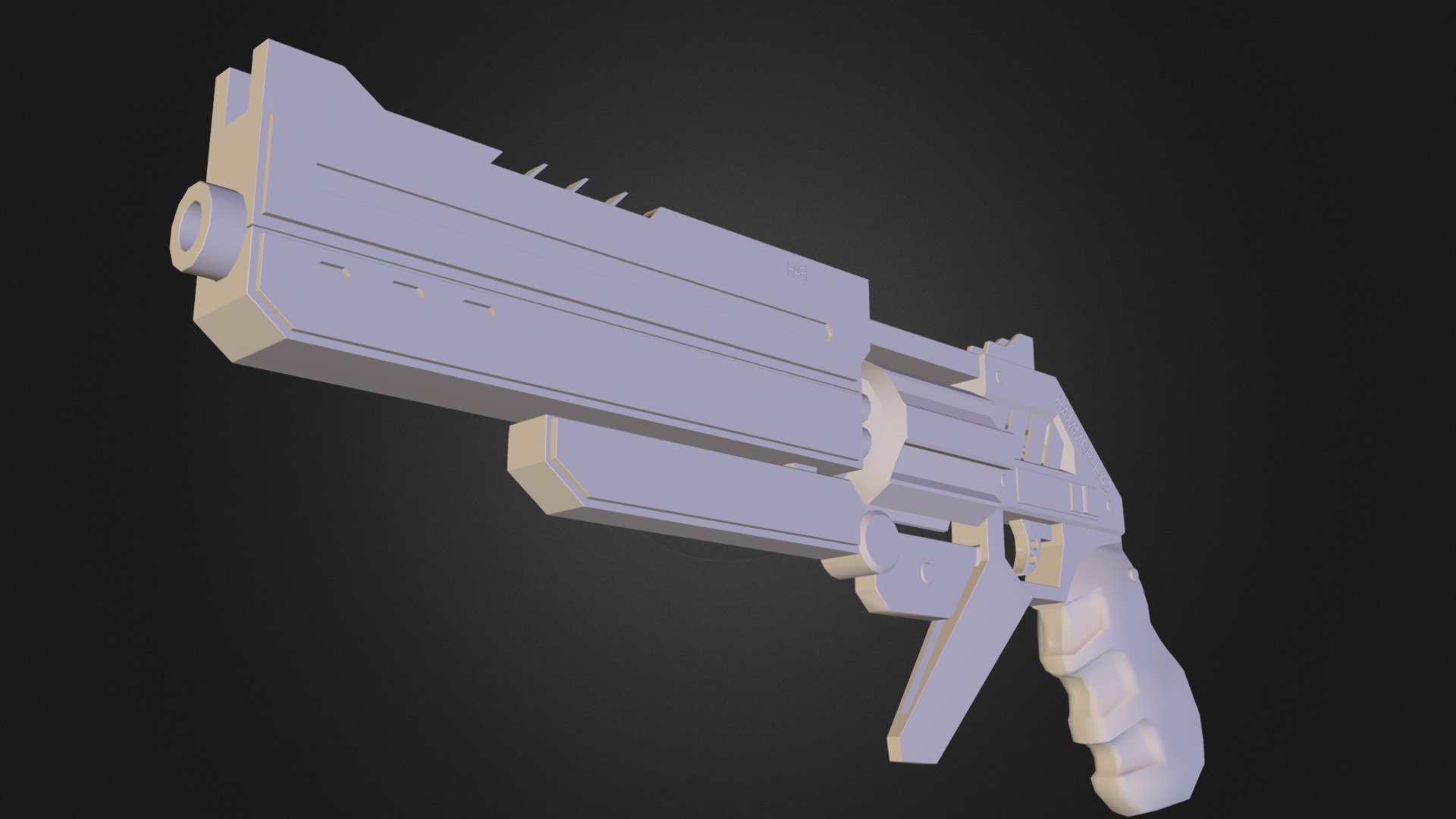 Gun.fbx - 3D model by Garrett Vorhies (@GarrettVorhies) [76efc54 ...