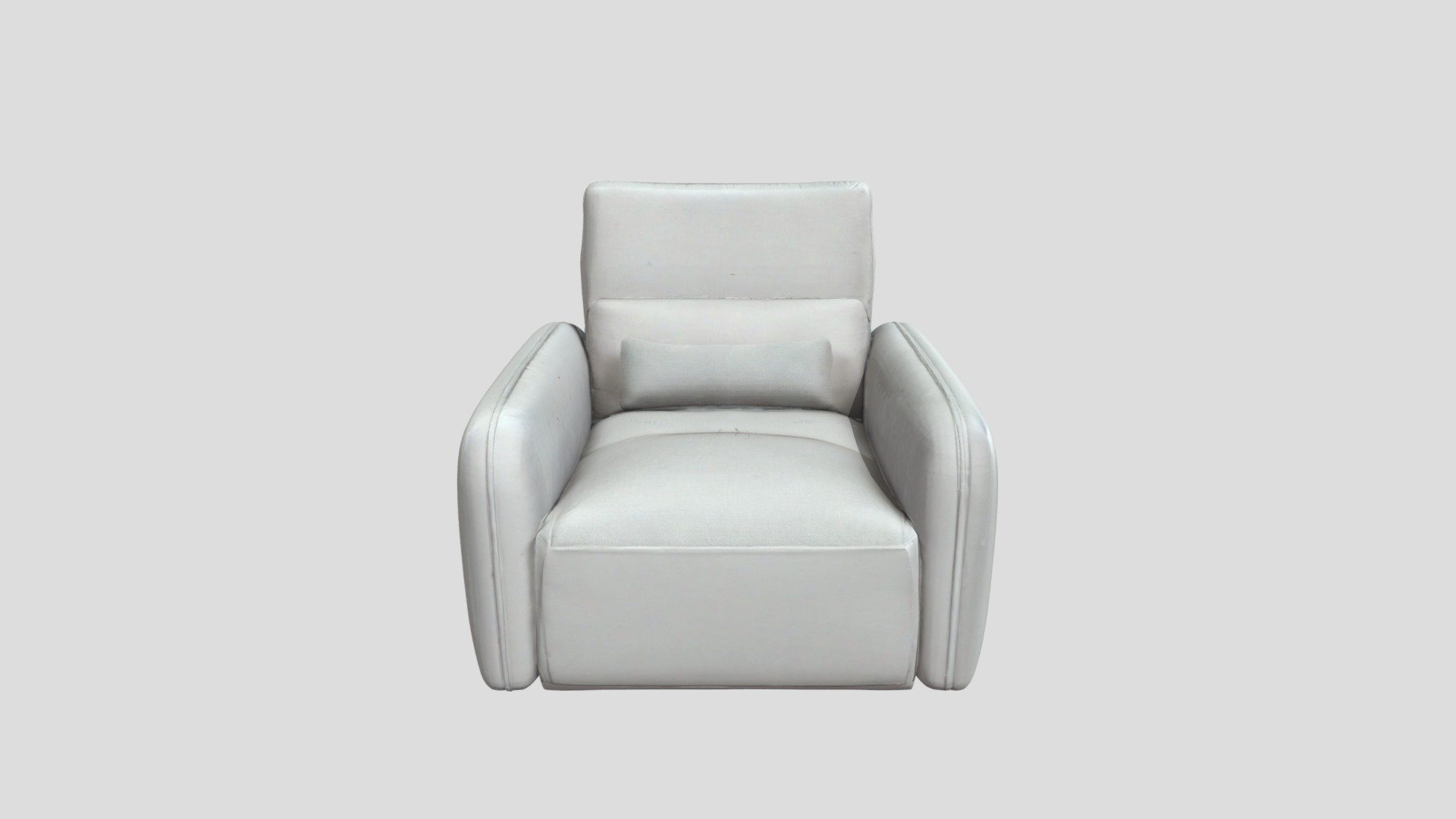 Gray Comfort Chair - 3D model by bellylechon [76f1ee0] - Sketchfab