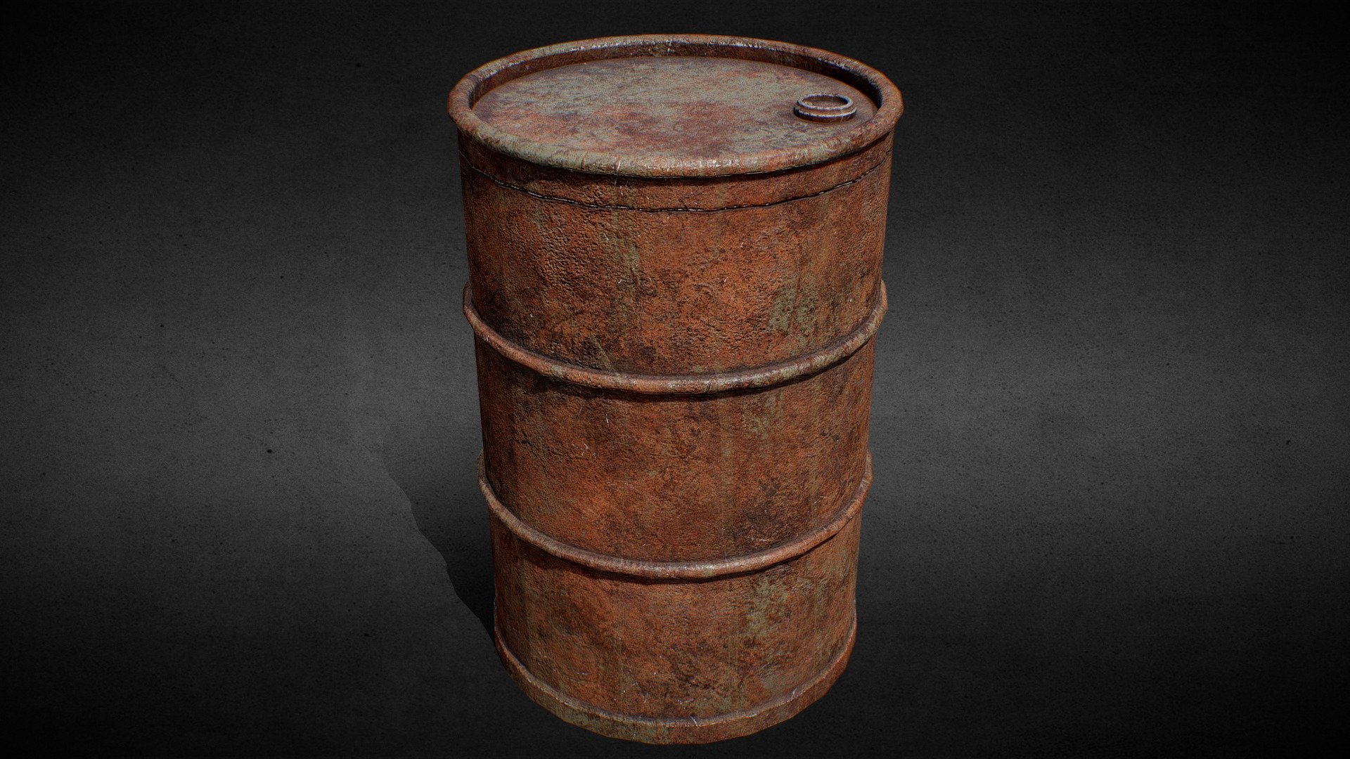 Old Rusty Barrel - Buy Royalty Free 3D model by Serhii3D [76f240b ...