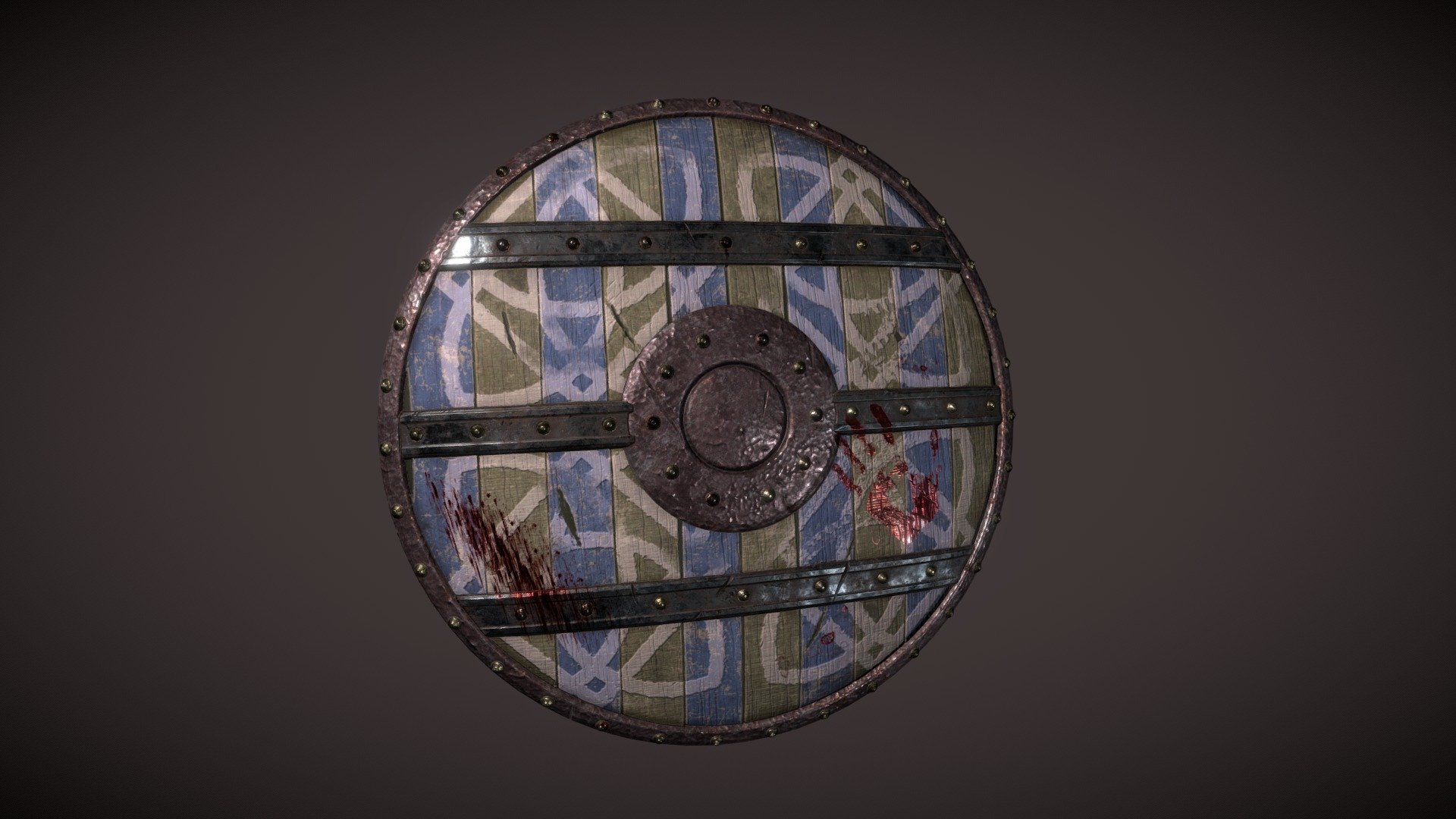 Realistic medieval shield - Download Free 3D model by bomtill [76f3381 ...