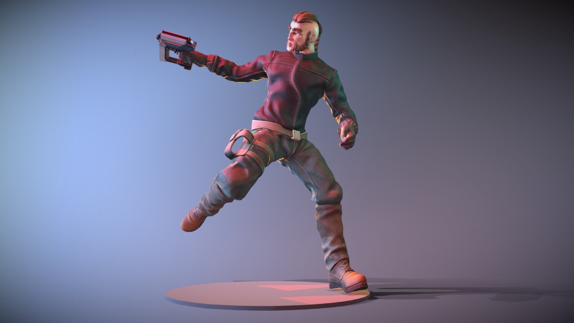 Space Biker - 3D model by jayloran [76f39af] - Sketchfab