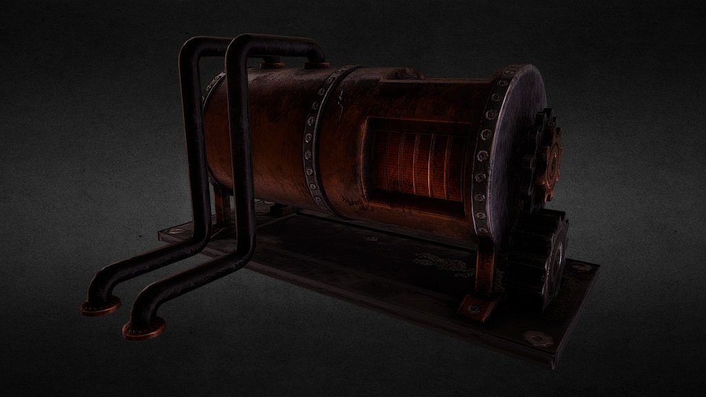 Industrial_Tank - 3D model by evilize [76f4c08] - Sketchfab